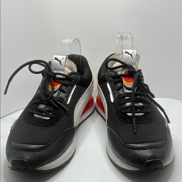 Puma | Shoes | Puma City Rider High White Padded Canvss Shoes | Poshmark